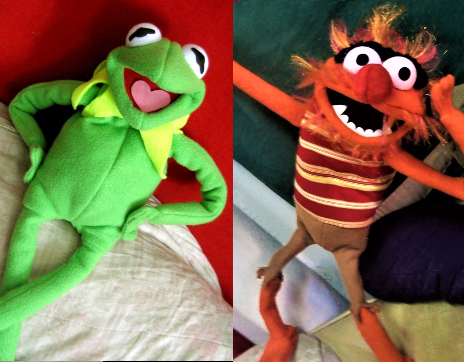 6 MUPPETS COLLECTION KERMIT ELMO ANIMAL COOKIE BERT ERNIE SESAME STREET ...