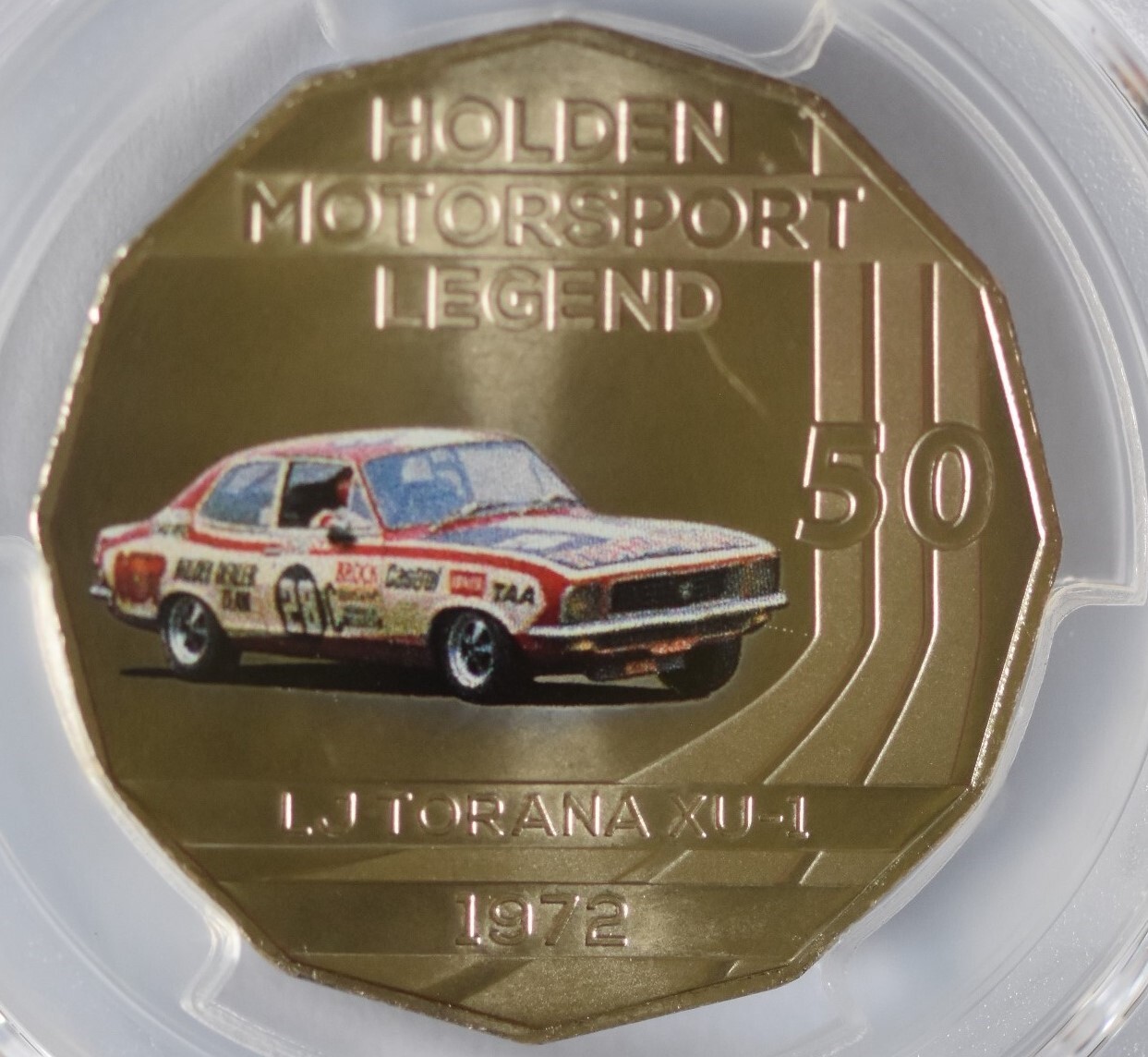 2018 50c Coin - Holden Motorsport 1972 LJ Torana XU-1 - PCGS Graded ...