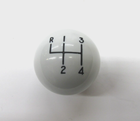 HURST SHIFTER BALL KNOB CLASSIC WHITE 4 SPEED 3/8 X 16 COARSE THREAD 1 ...
