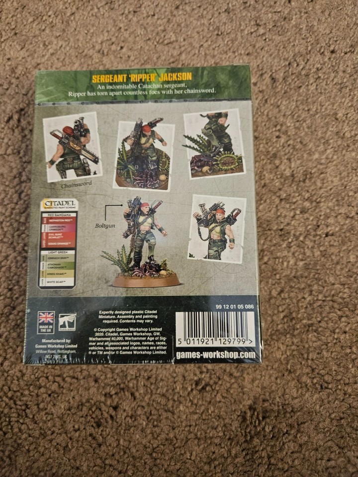 Warhammer 40,000 Sergeant Ripper Jackson Store Anniversary Miniature | eBay