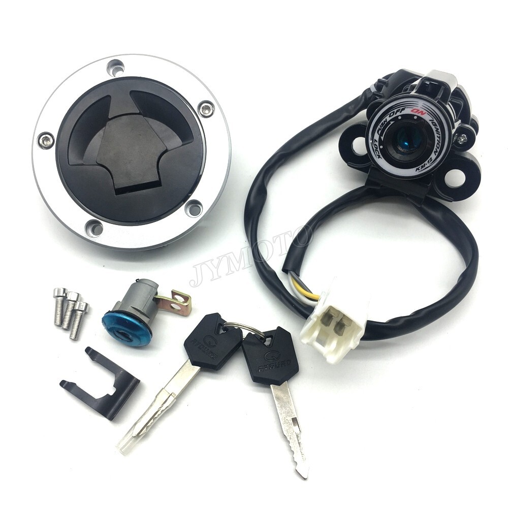 For Kawasaki Ninja ZX-10R 2011-2019 Ignition Switch Fuel Gas Cap Seat ...