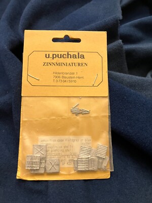 U. Puchala 54mm miniaturen pewter German WWII anti-tank ammunition ...