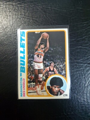 1978-79 topps basketball Wes Unseld Washington Bullets #7(B) | eBay