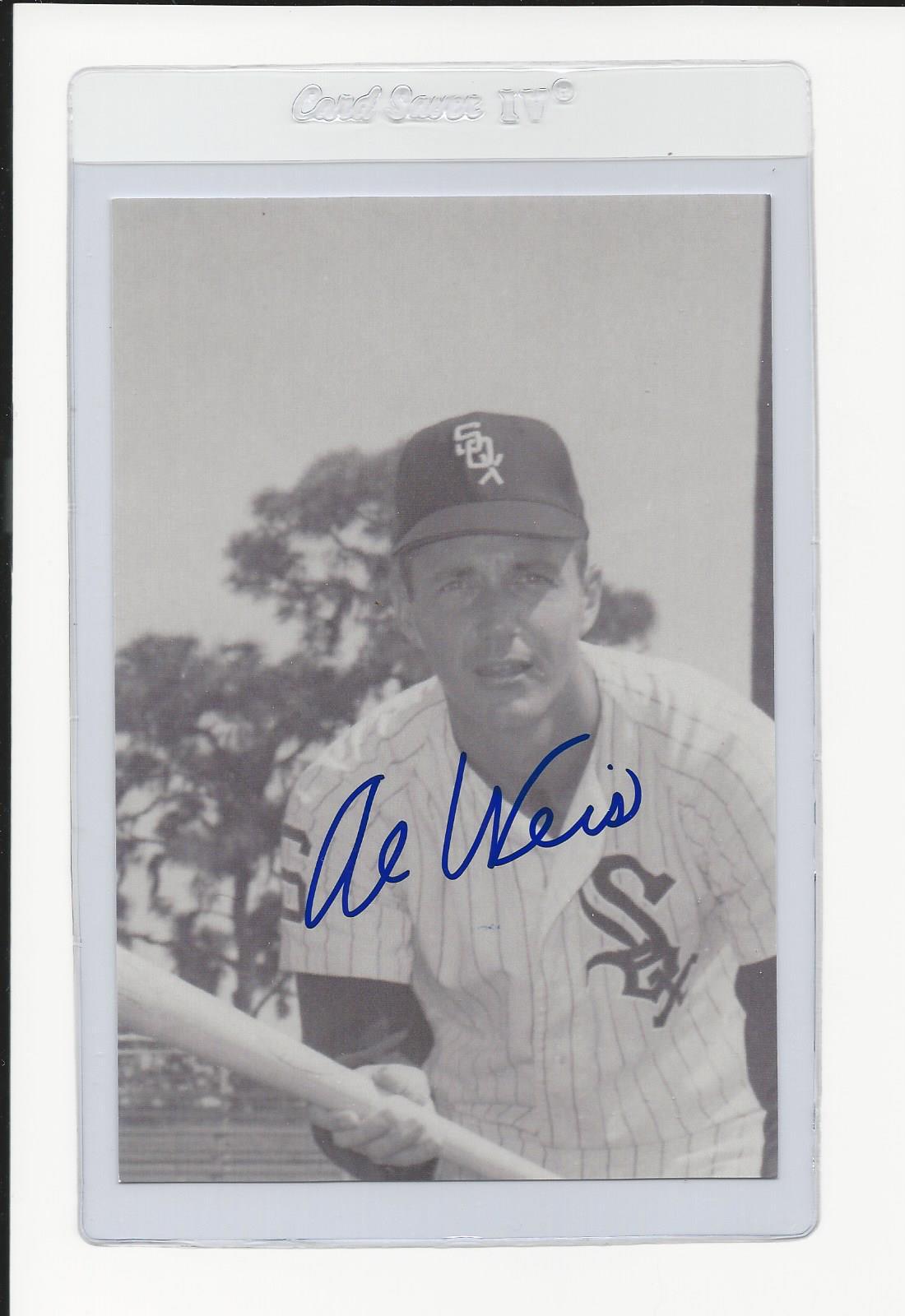 Al Weis Chicago White Sox Signed Auto 4x6 Photo Autograph | eBay