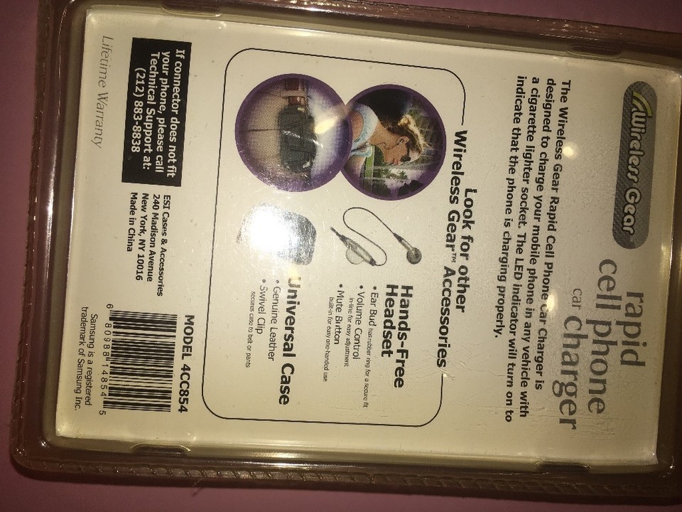 ESI CHARGER 4CC854 Samsung Rapid Cell Phone Car Charger | eBay