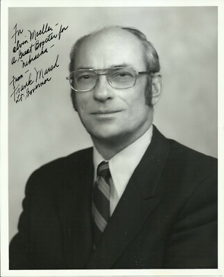 Frank Marsh - Lt.-Gov. Nebraska Original Autograph 8x10 Signed Photo ...