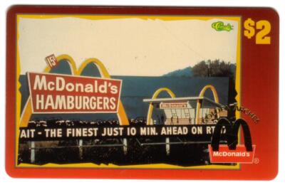 $2. McDonald's 1996: 'Finest Just 10 Minutes Ahead' (#2 of 50) Gold ...