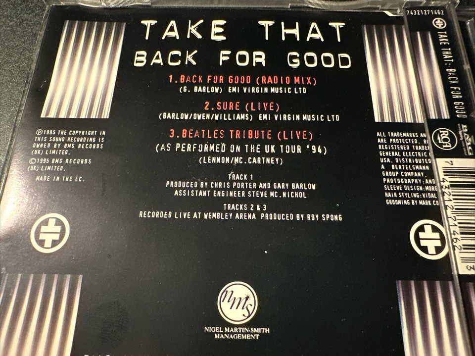 Take That - Back For Good (CD, 1995) | eBay