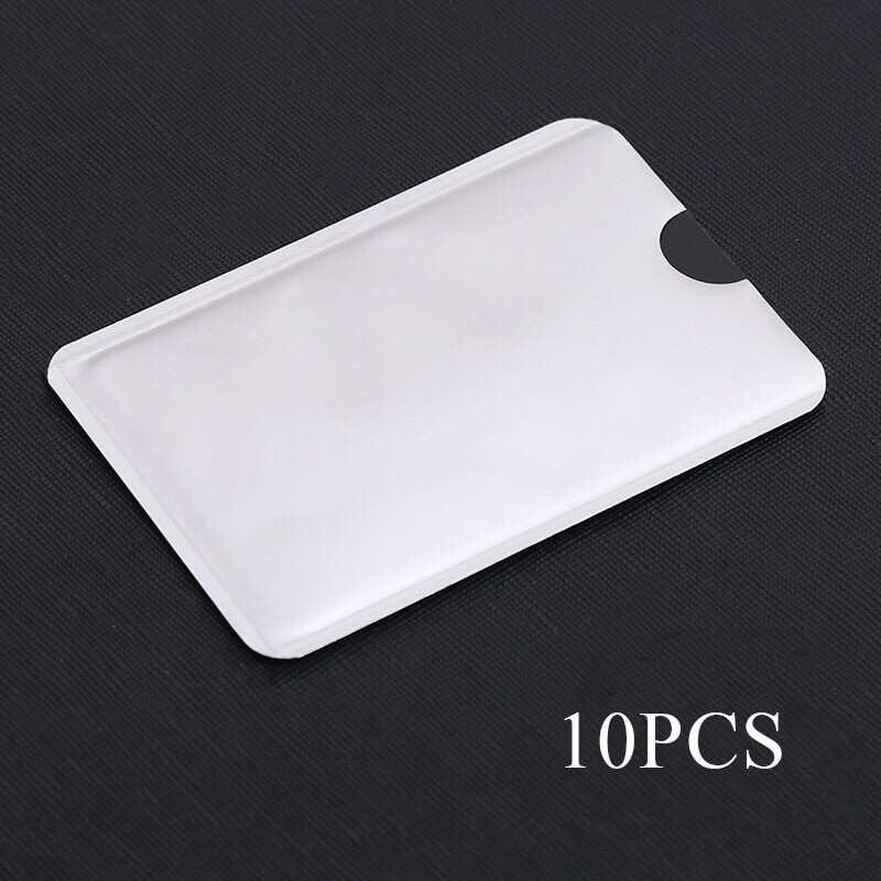 10x RFID Contactless Anti-Scan Sleeve Protector Wallet Credit Debit ...
