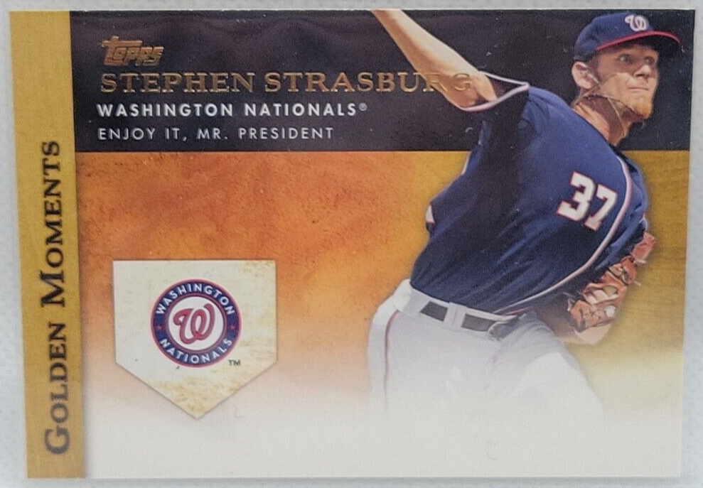 Stephen Strasburg 2012 Topps Baseball Golden Moments #GM36 NrMt | eBay