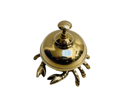 Nautical Brass Crab Bell Hotel/Office Reception Calling Bell ...