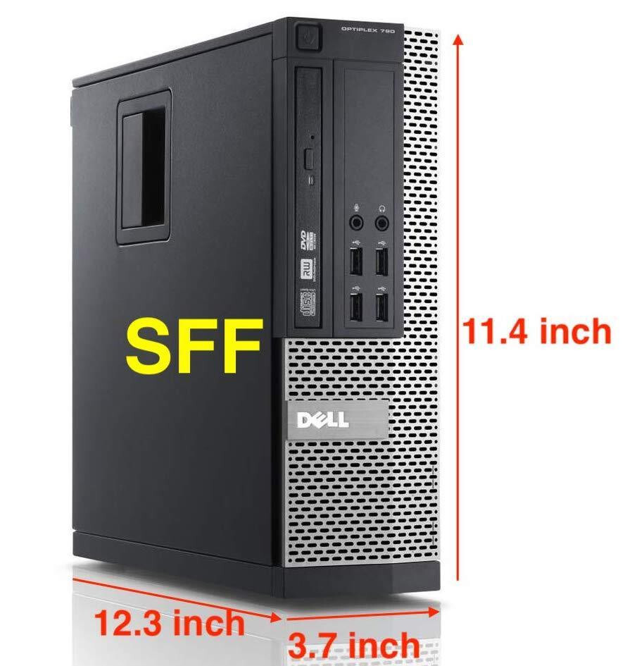 Dell Desktop PC Computer Dual Core 16GB RAM DUAL 19" LCDs WiFi Windows ...