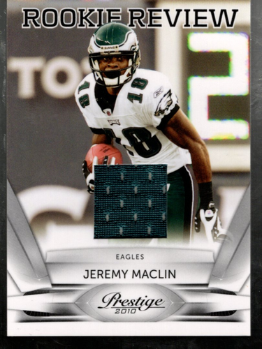 B4943- 2010 Prestige Débutant Review Matériaux #9 Jeremy Maclin Jersey ...