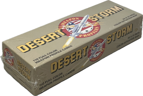 1991 Desert Storm Weapon Trading Card Box Set | eBay