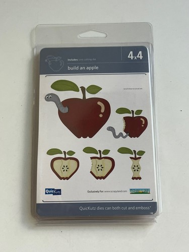 NEW! QuicKutz Dies 2009 EXCLUSIVE Build An Apple 4x4 Die Red Apple ...