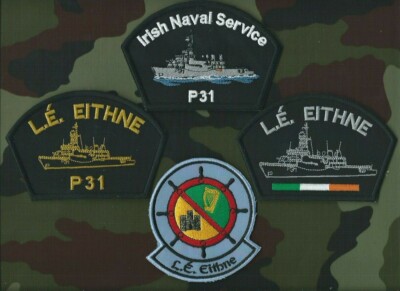 Irish Naval Service Embroidered Patch Irish Defence Forces LÉ Eithne ...