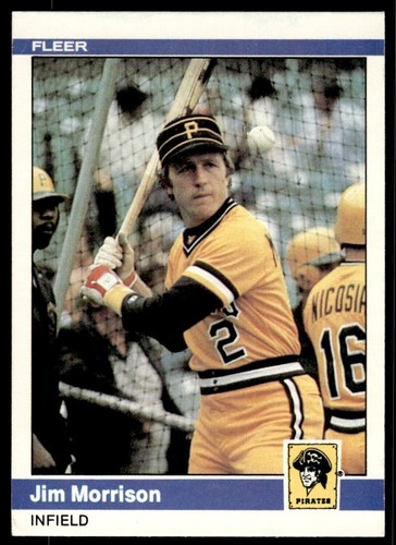1984 Fleer Jim Morrison Baseball Card Pittsburgh Pirates #257 | eBay