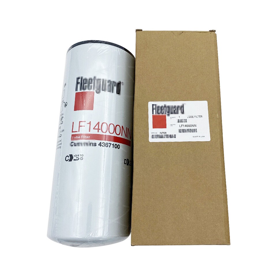 NEW 6 Pack Fleetguard LF14000NN Oil Filter for Cummins ISX 4367100 Free ...