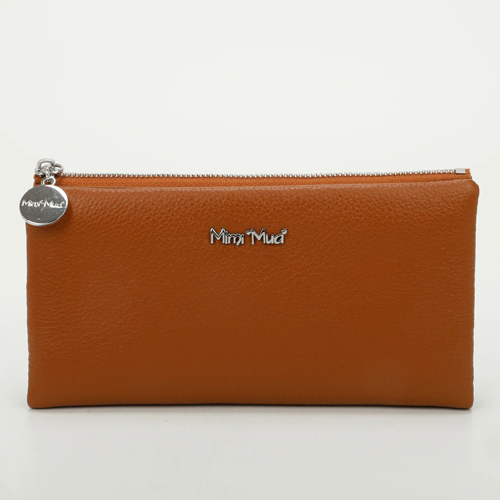 PORTAFOGLIO GRANDE IN PELLE - CUOIO - Mimi Mua | eBay