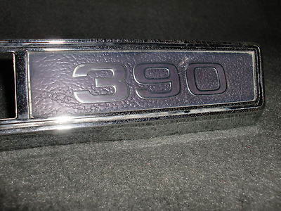 LH 390 Engine Badge 1969 Ford Galaxie XL GT/Custom 500/LTD/Country ...