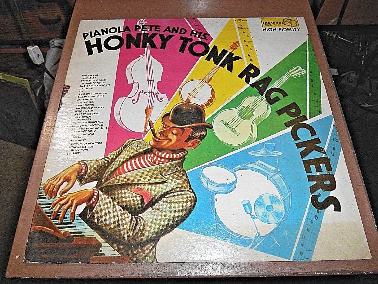 PIANOLA PETE AND HIS HONKY TONK RAG PICKERS TLP 801 LP RECORD ALBUM ...