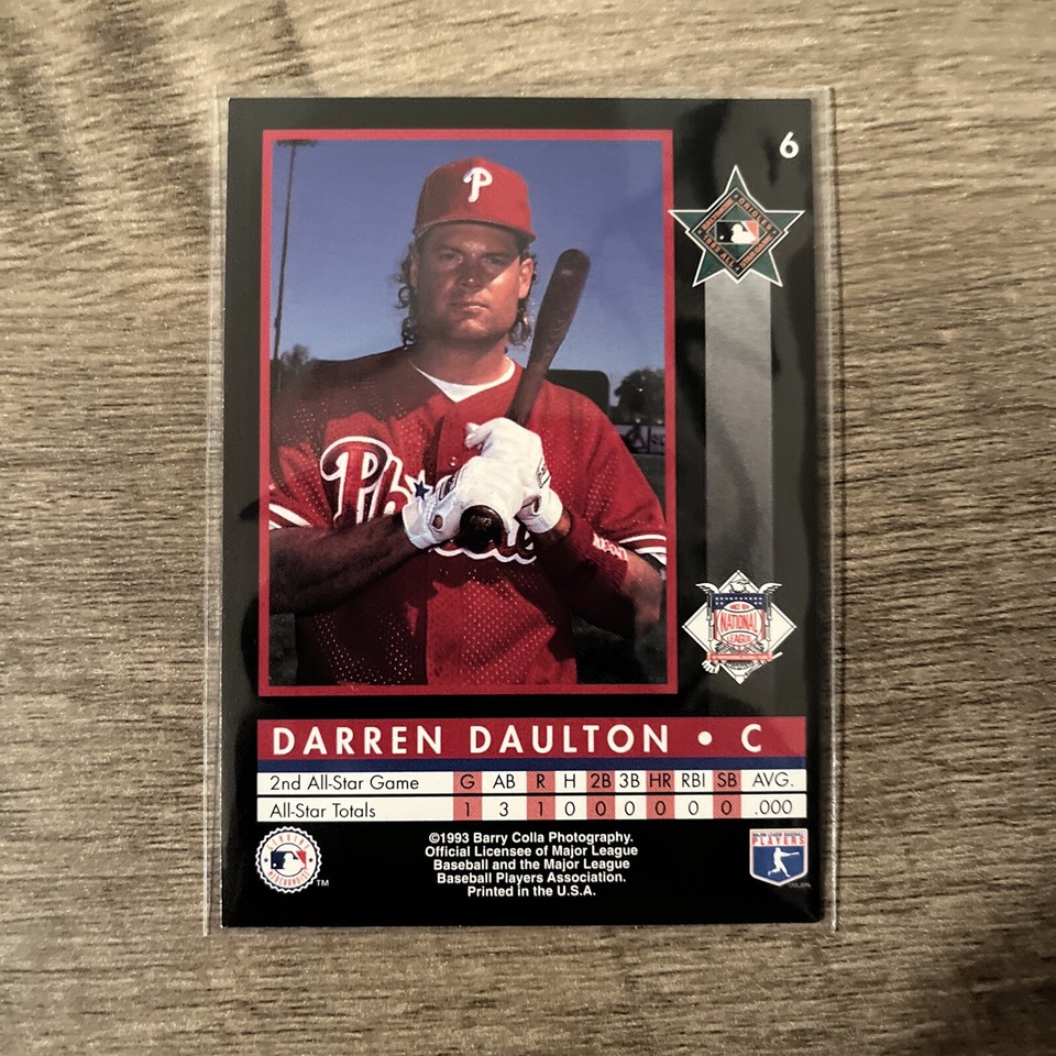 1993 The Colla Collection All-Stars Box Set Darren Daulton #6 MLB ...