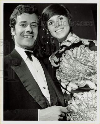 1968 Press Photo Actress Susan Saint James and husband, Richard Neubert ...