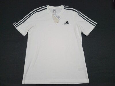 Adidas Men 3-Stripe SJ Shirts Running Training Tee Casual GYM Jersey ...