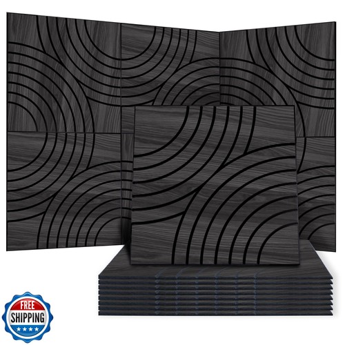 WoveN SounD Artisan Acoustic Wall Panels, 24x24 Inch 8 Pack, Wood | eBay