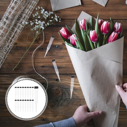 50 Pcs Flower Storage Tube Toddler Holder Tubes Single Stem Water | eBay