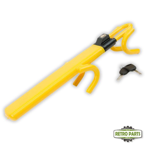 Super Heavy Duty Steering Wheel Lock For Riley Duo Hook Security Hi-Viz ...