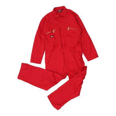 Dickies Red Boiler Suit | Vintage Mens Workwear Coverall Builders ...