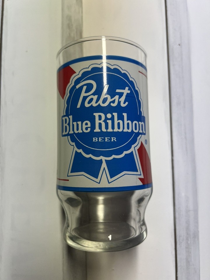 Pabst Blue Ribbon Beer Glass | eBay