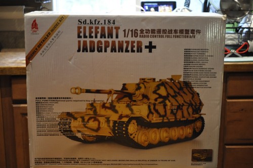 Elefant Panzerjager RC Tank Assembly Kit 184: 1/16 Hooben German Radio ...