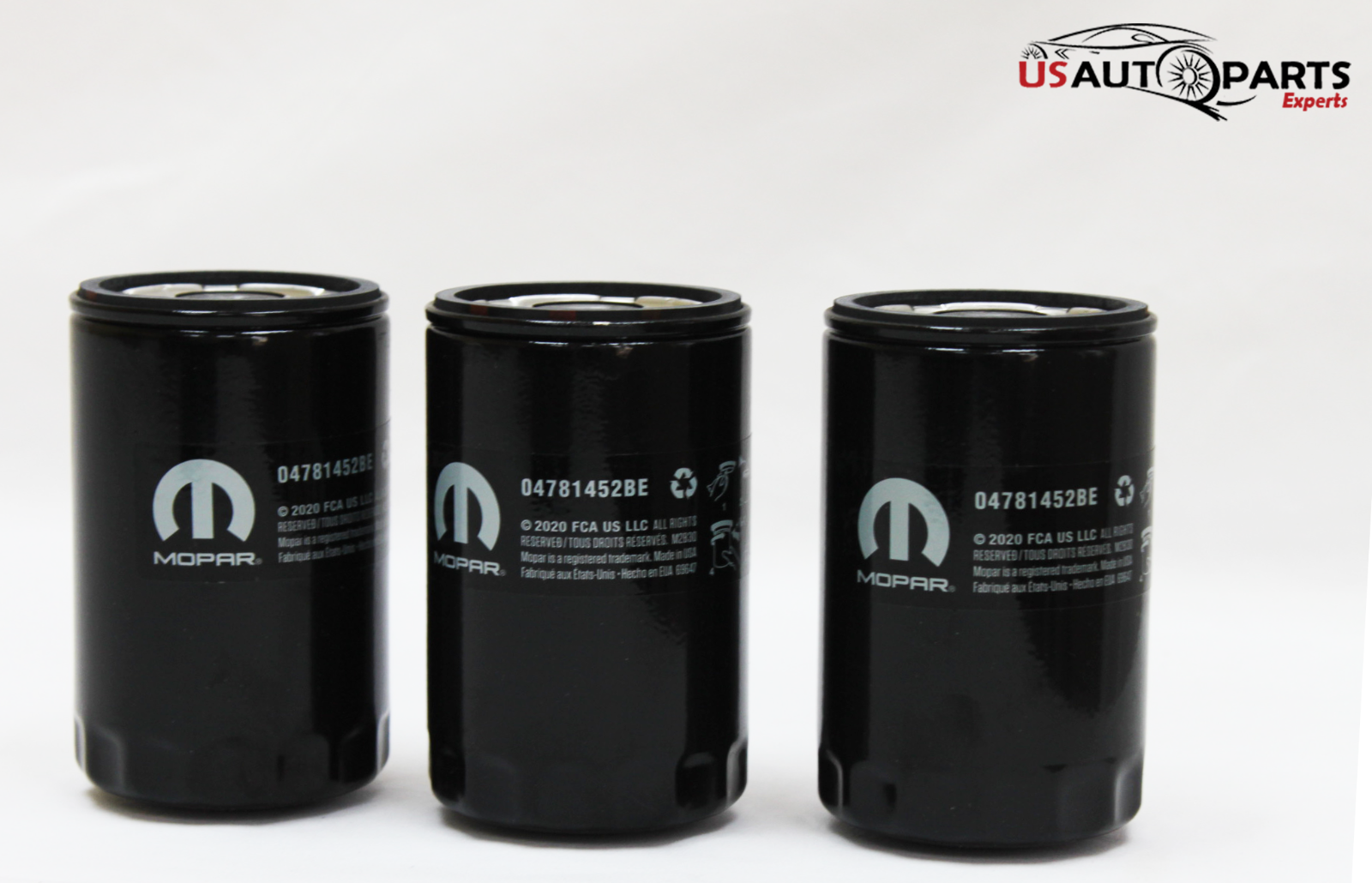 MOPAR - Oil Filter - Chrysler Jeep Dodge Ram - 3 OF Pack - 4781452BB ...