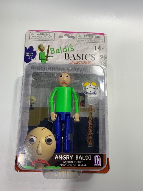 Baldi's Basics Angry Baldi Action Figure and Accessories New in Package ...