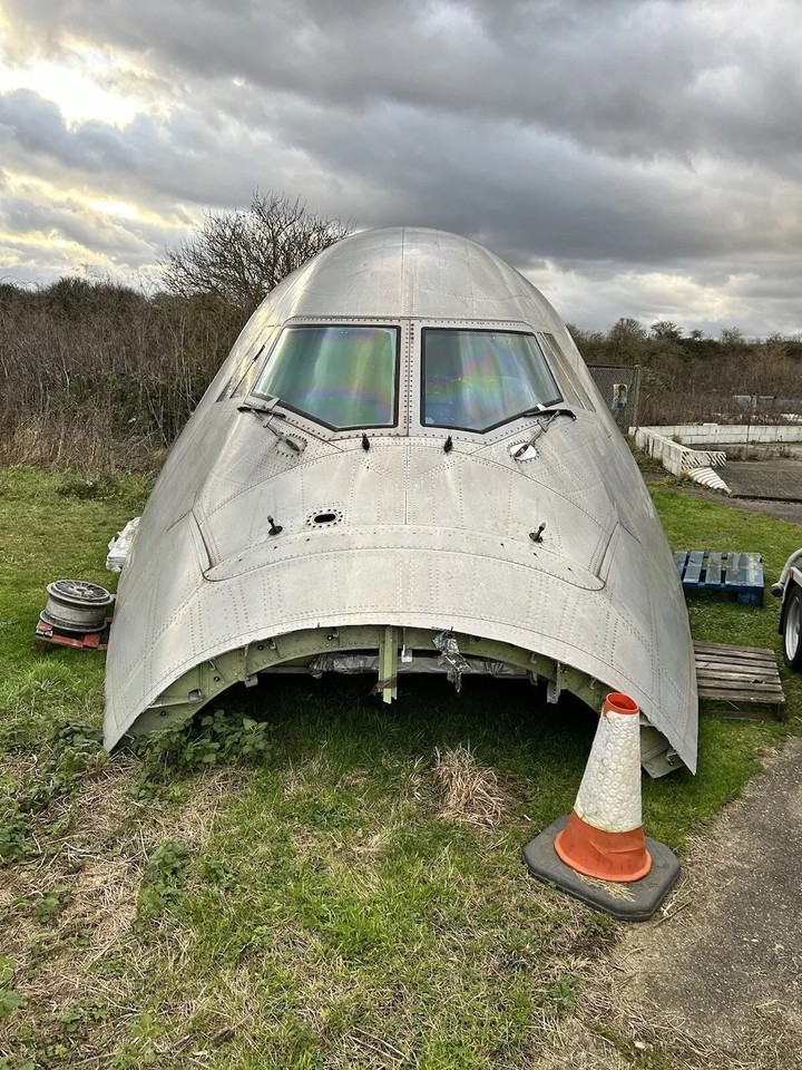 Boeing 747-200 aluminium cockpit shell and windows | eBay UK