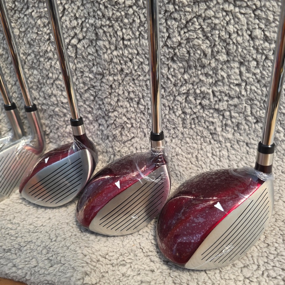 Complete Oversize Golf Club Set Drivers, 4,5,7,8,9,SW,PW,P Steel Shafts ...