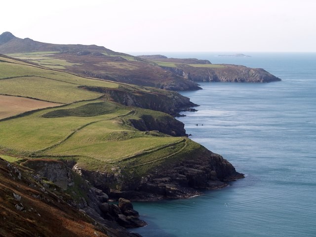 Photo A2 Coast Line View Waun Beddau Carreg yr Afr from the side of ...