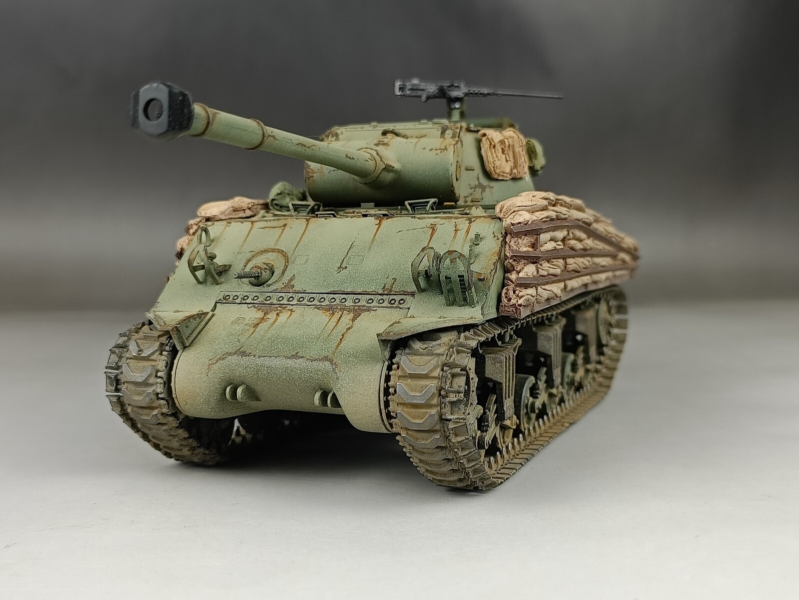 1/35 Built WWII U.S M36 B1 GMC Tank Destroyer w/Resin Sandbag ...