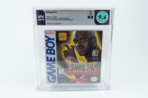 Nintendo Game Boy *Shaq-Fu* WATA 9.6 CIB /w Poster, Reply Card ...