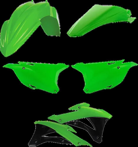 Acerbis Plastic Fender Body Kit OE Green Black Kawasaki KX85 14-21 | eBay