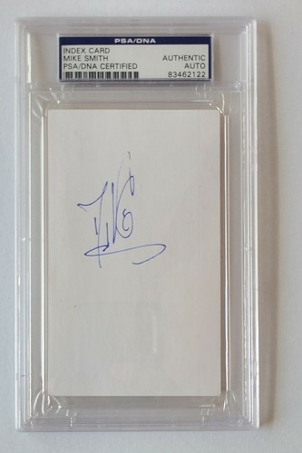 Mike Smith Limp Bizkit Guitarist Signed Index Card PSA/DNA Certified ...