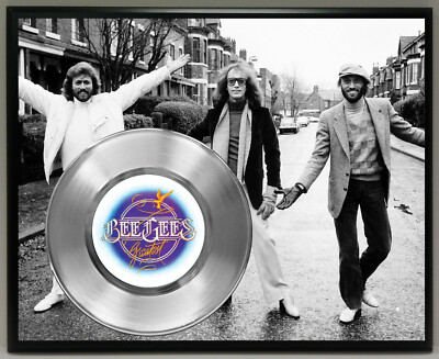 Bee Gees 45 Record Poster Art Music Memorabilia Display Plaque Wall ...