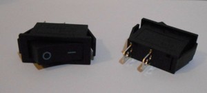 Lot of 10 SPDT ON-OFF Black Rocker Switch KCD3 20A/125VAC 15A-250VAC 2 ...