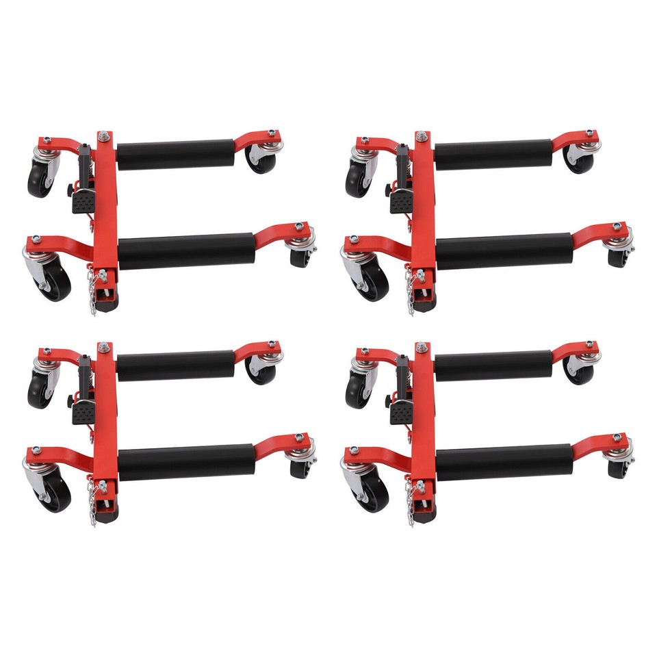 4* 1500lbs Go Under Car Jack Lift Wheel Dolly Car Skate Hydraulic Tire ...