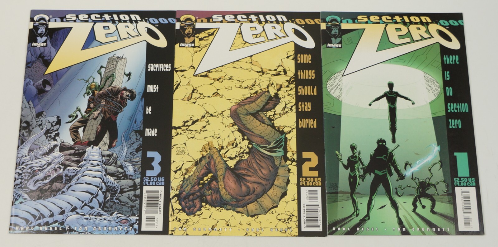 Section Zero #1-3 VF/NM complete series - United Nations paranormal research 2 | eBay
