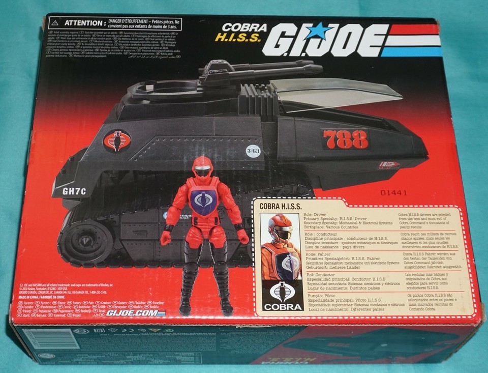 GI JOE 2020 Retro COBRA H.I.S.S. TANK with DRIVER - WALMART EXCLUSIVE ...