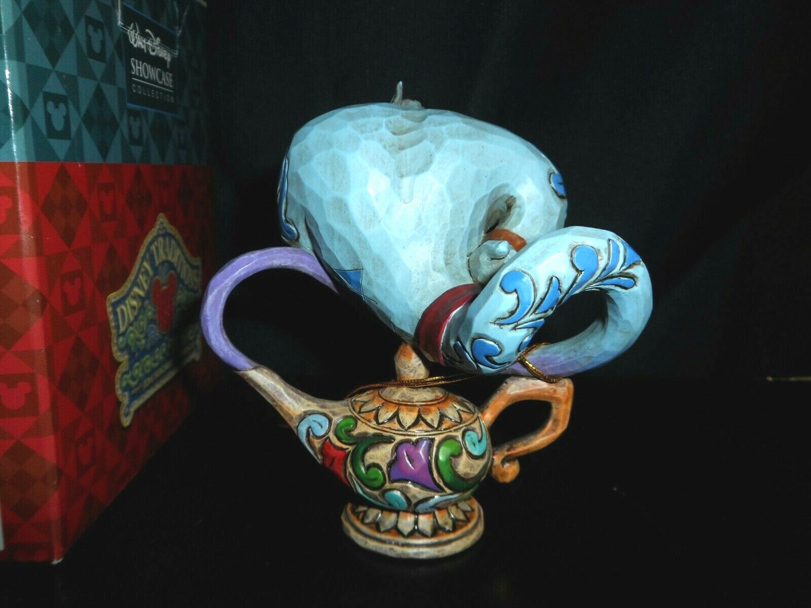 Disney Jim Shore Aladdin GENIE lamp "Illuminate the Possibilities" Rare ...