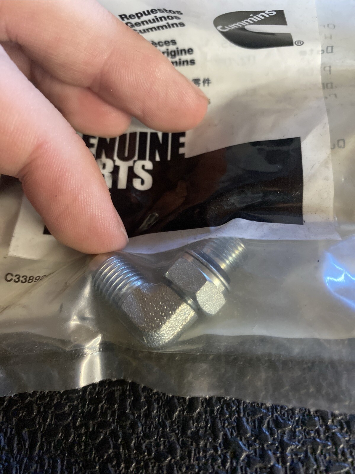 Genuine Cummins 3945212 Elbow Plain Union for sale online | eBay